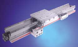 Modules for intermediate stop positions on rodless cylinders